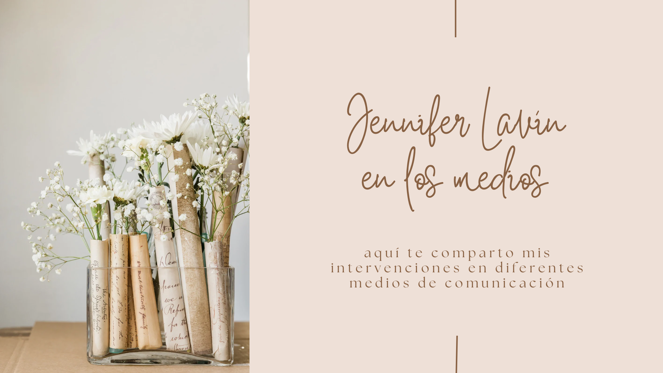 Jennifer Lavín en los Medios de Comunicación – Jennifer Lavín Psicología